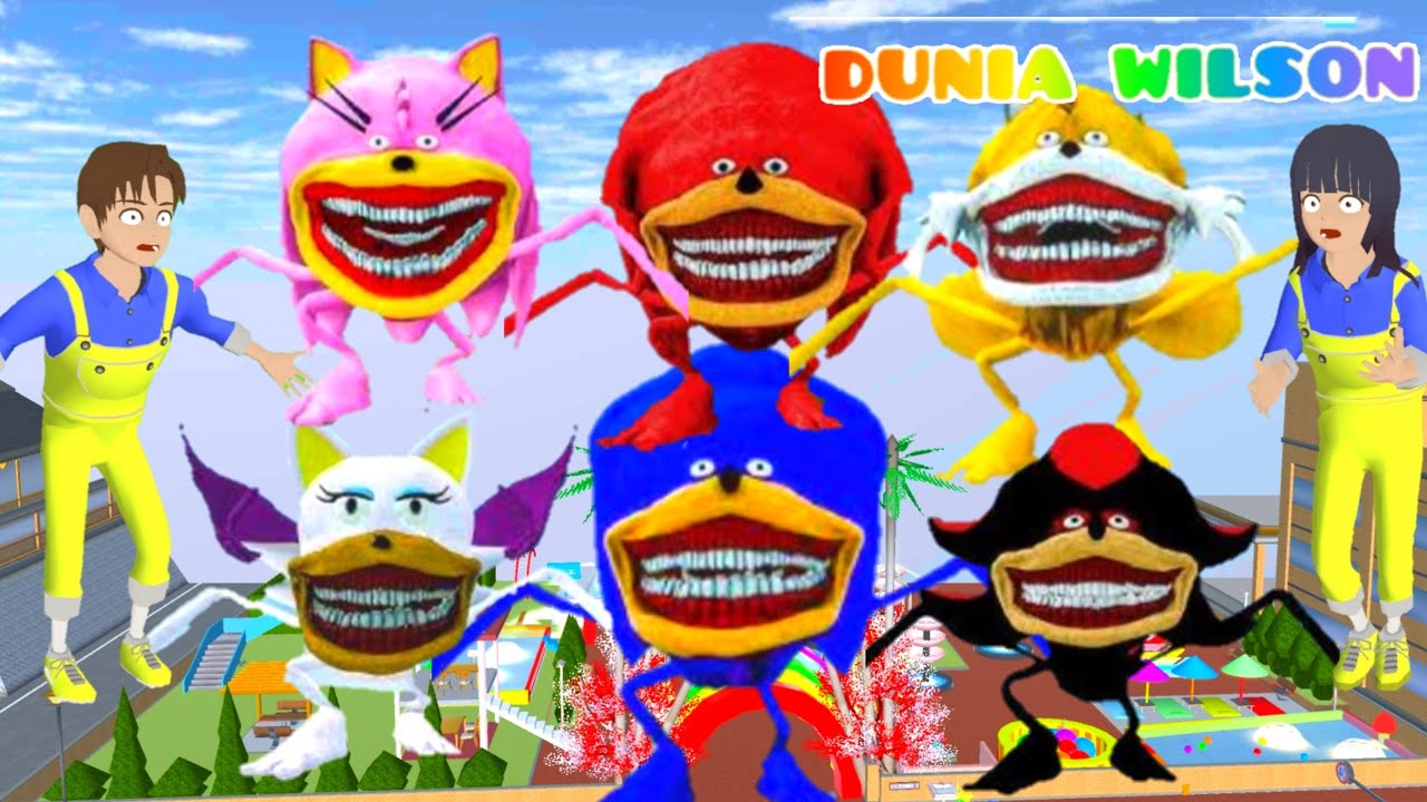 Yuta Mio Kumpul Shin Sonic Guntur, Hantu, Amy, Sprunky Ketemu Titan ...