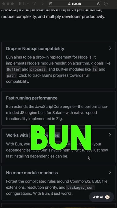 Can Bun Replace Nodejs Programming Javascript Youtube