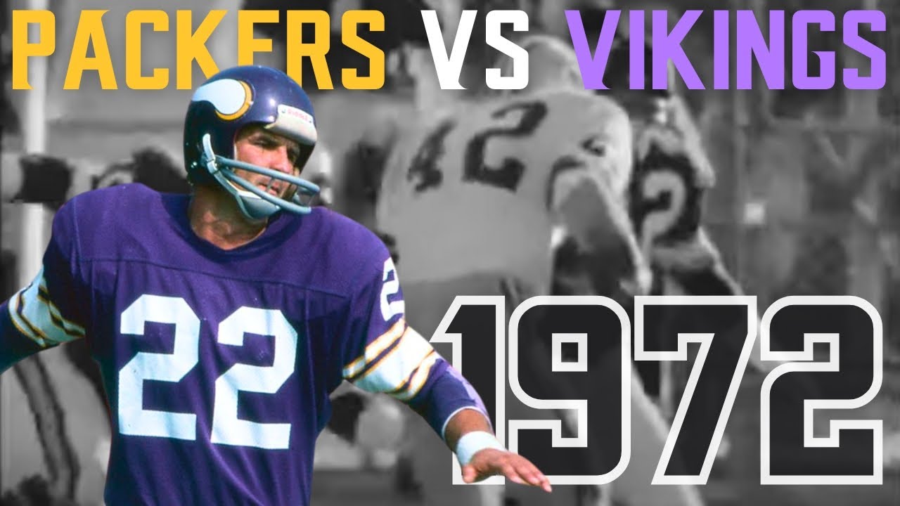 Packers at Vikings 1972 Highlights - YouTube
