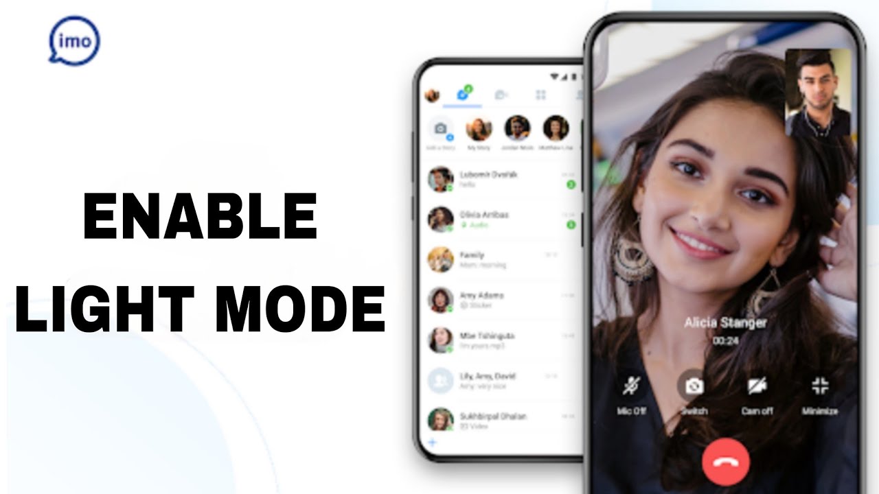 How To Enable Light Mode On Imo App - YouTube