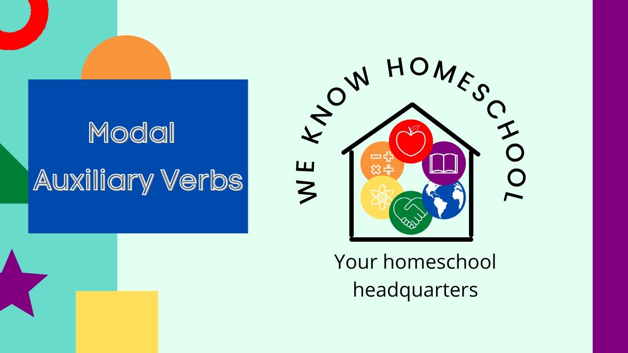Modal Auxiliary / Helping Verbs Homeschool Lesson - YouTube