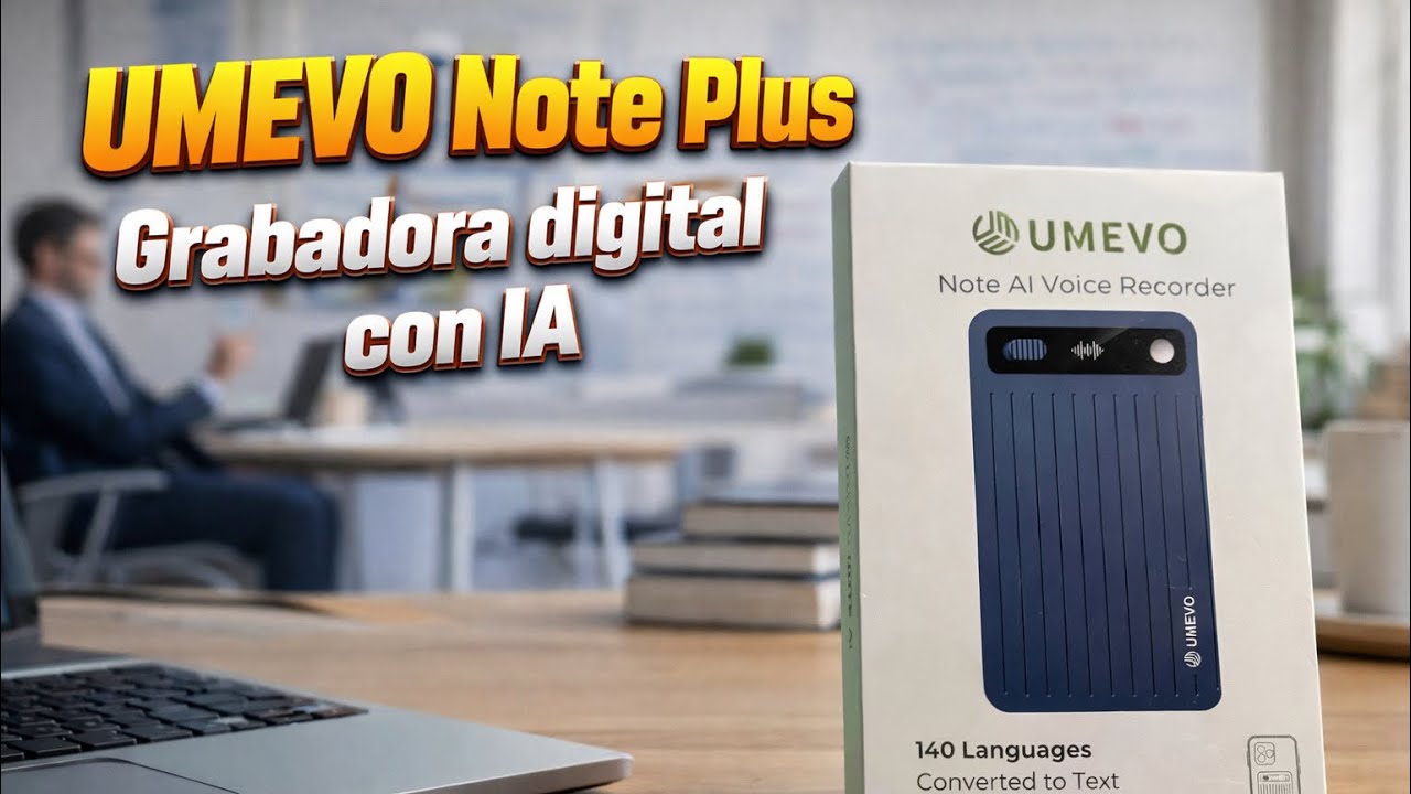 UMEVO NOTE PLUS vs grabadoras normales | El cambio es BRUTAL - YouTube