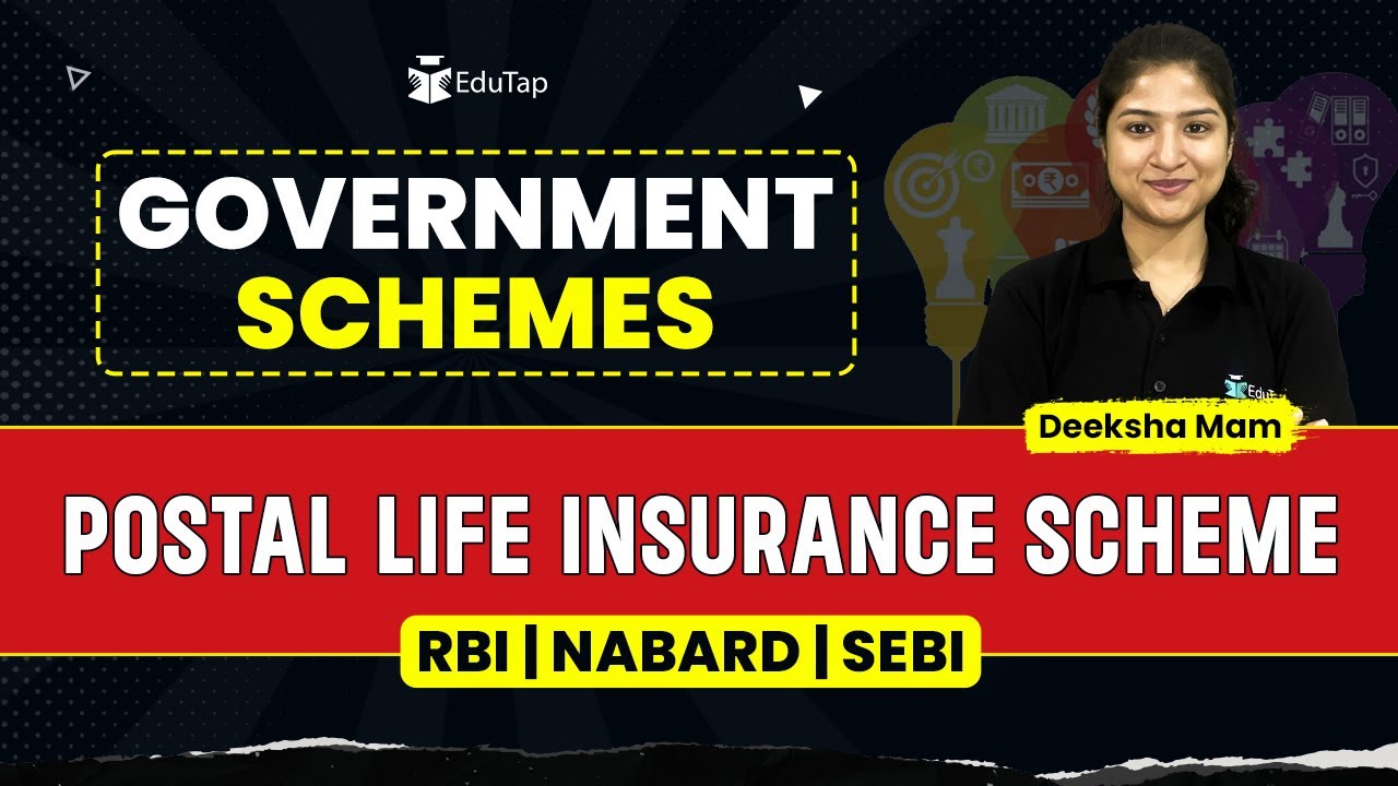 Postal Life Insurance Scheme | Important Government Schemes | RBI ...