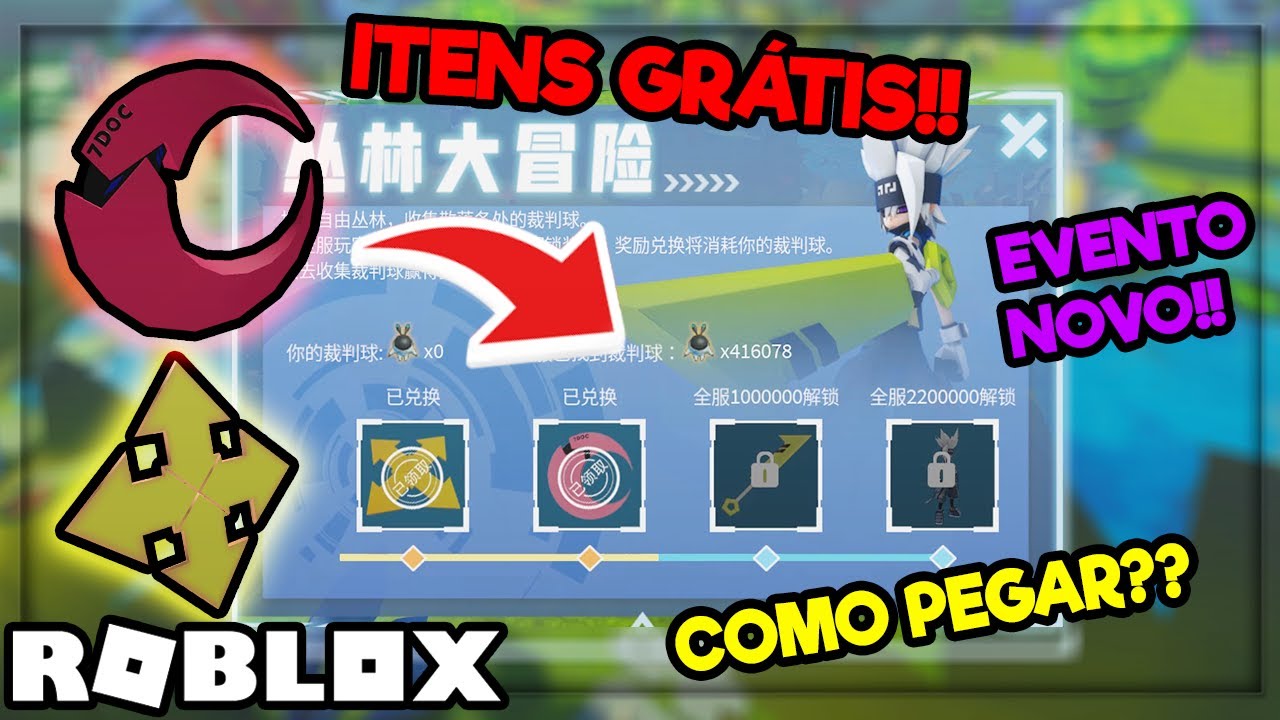 Como Ganhar Um Avatar Novo e 3 Novos Itens GRÁTIS No Novo Evento LUOBU ...