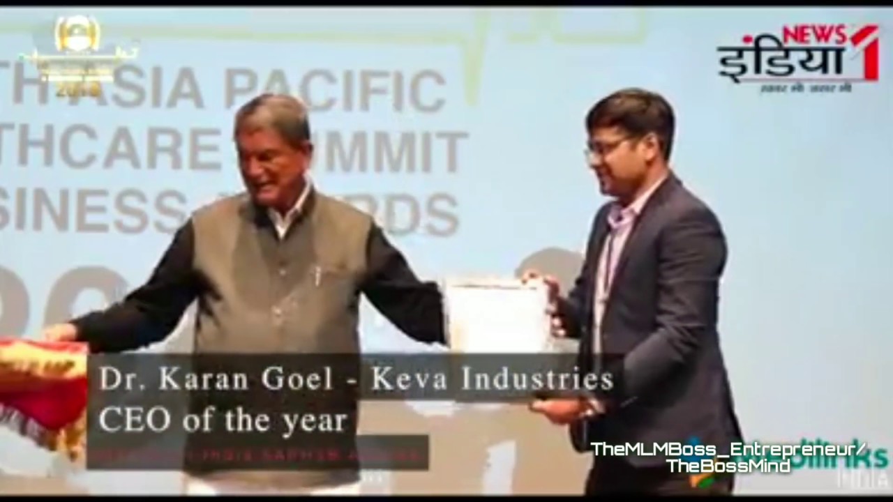 Dr. Karan Goel | CEO of the year Award 2019 | Business Award ...