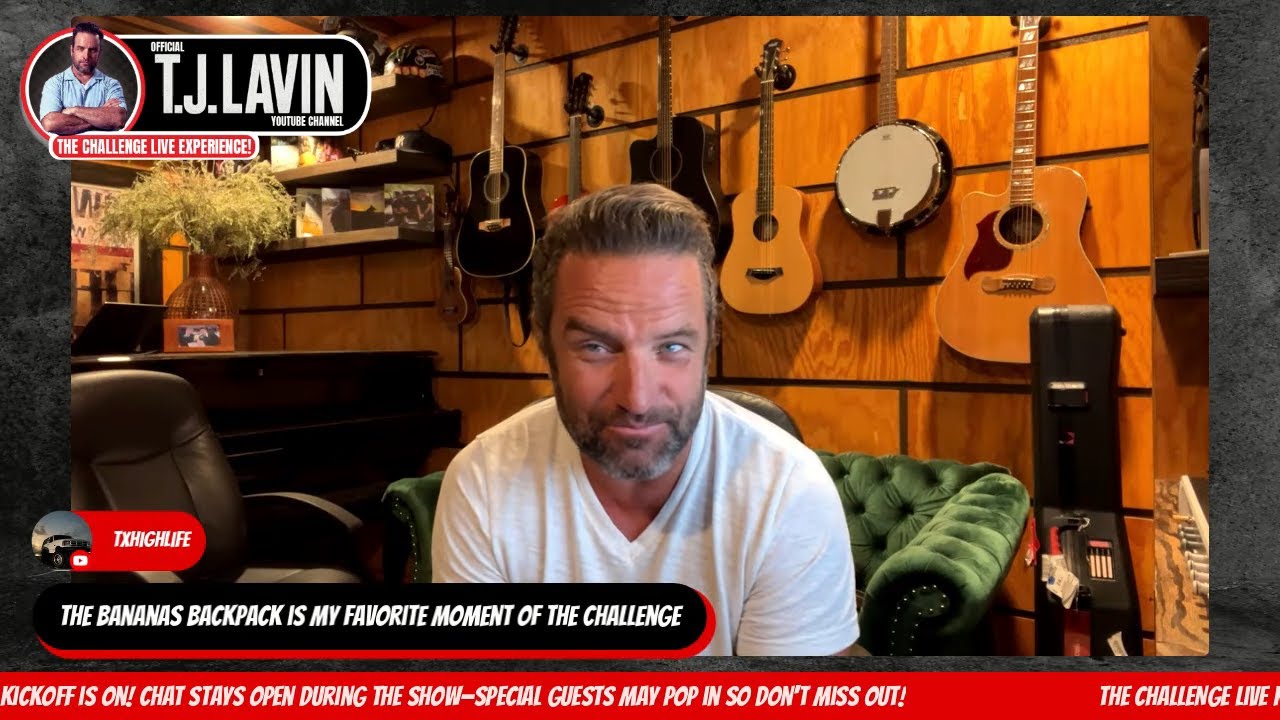 TJ LAVIN Live Chat Pre Show THE CHALLENGE VETS & NEW THREATS Wed July ...