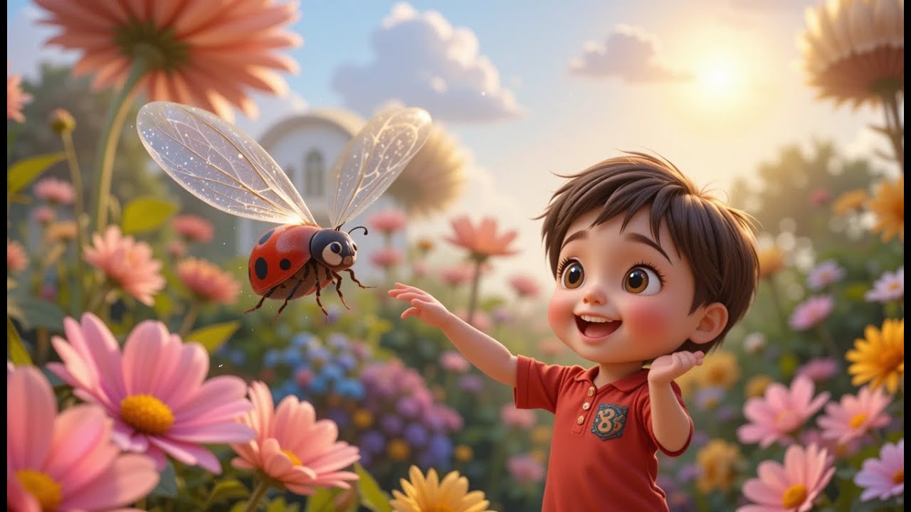 Itsy Bitsy Ladybug Rhyme Song | Popular Nursery Rhyme for Kids | Fun ...