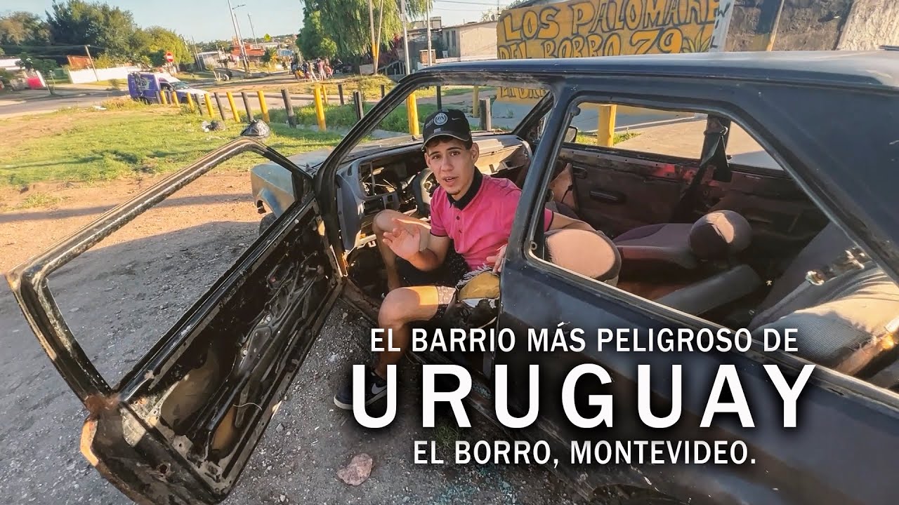El barrio "MÁS PELIGROSO" de URUGUAY. Así es la vida en EL BORRO ...