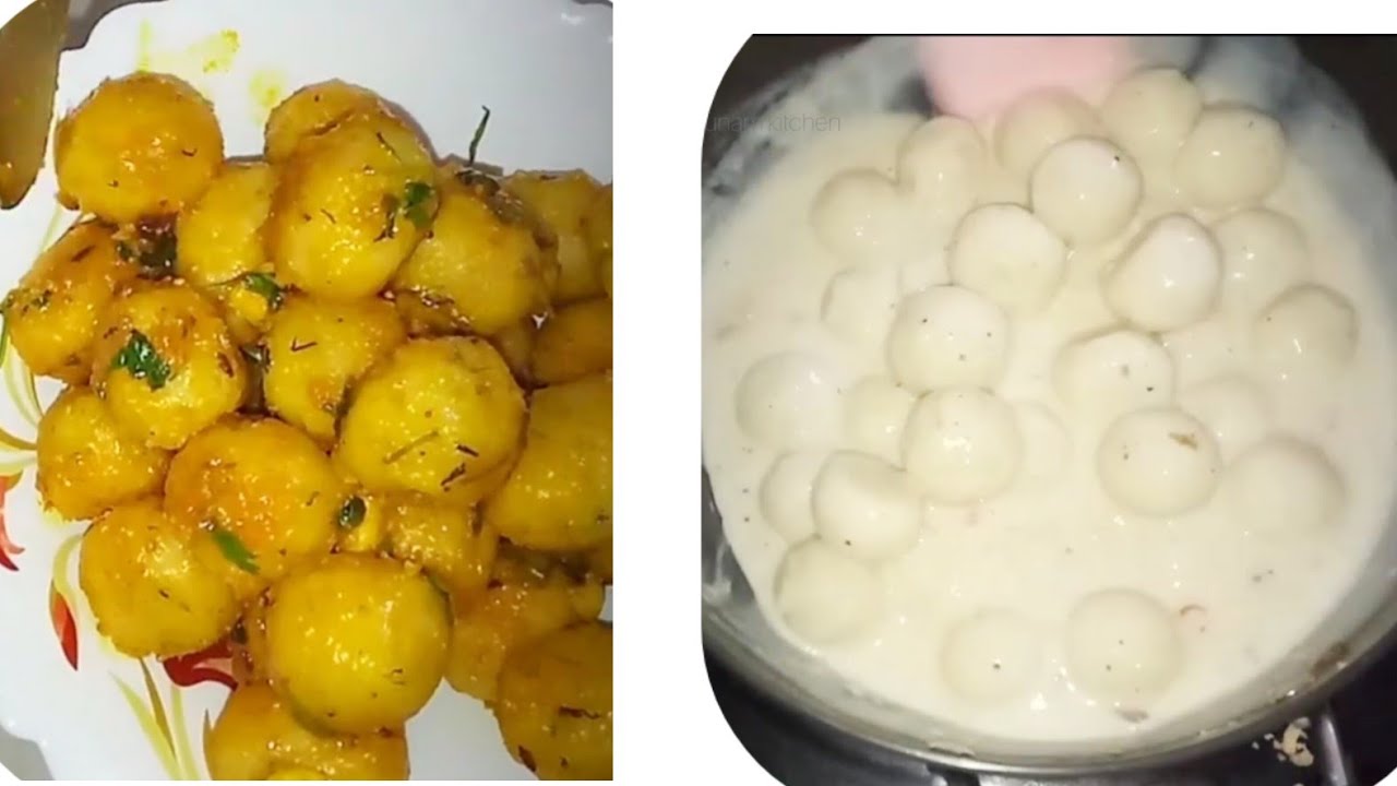 White Creamy Suji Balls Recipe & Masala Suji Balls - YouTube