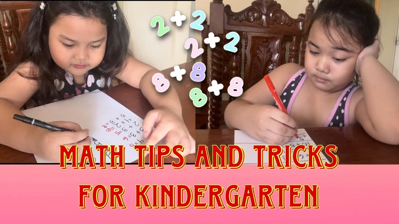Math Tips and Tricks for Kindergarten / MarLei Vlogs / #viral #viralvideo #kids #maths #school ...