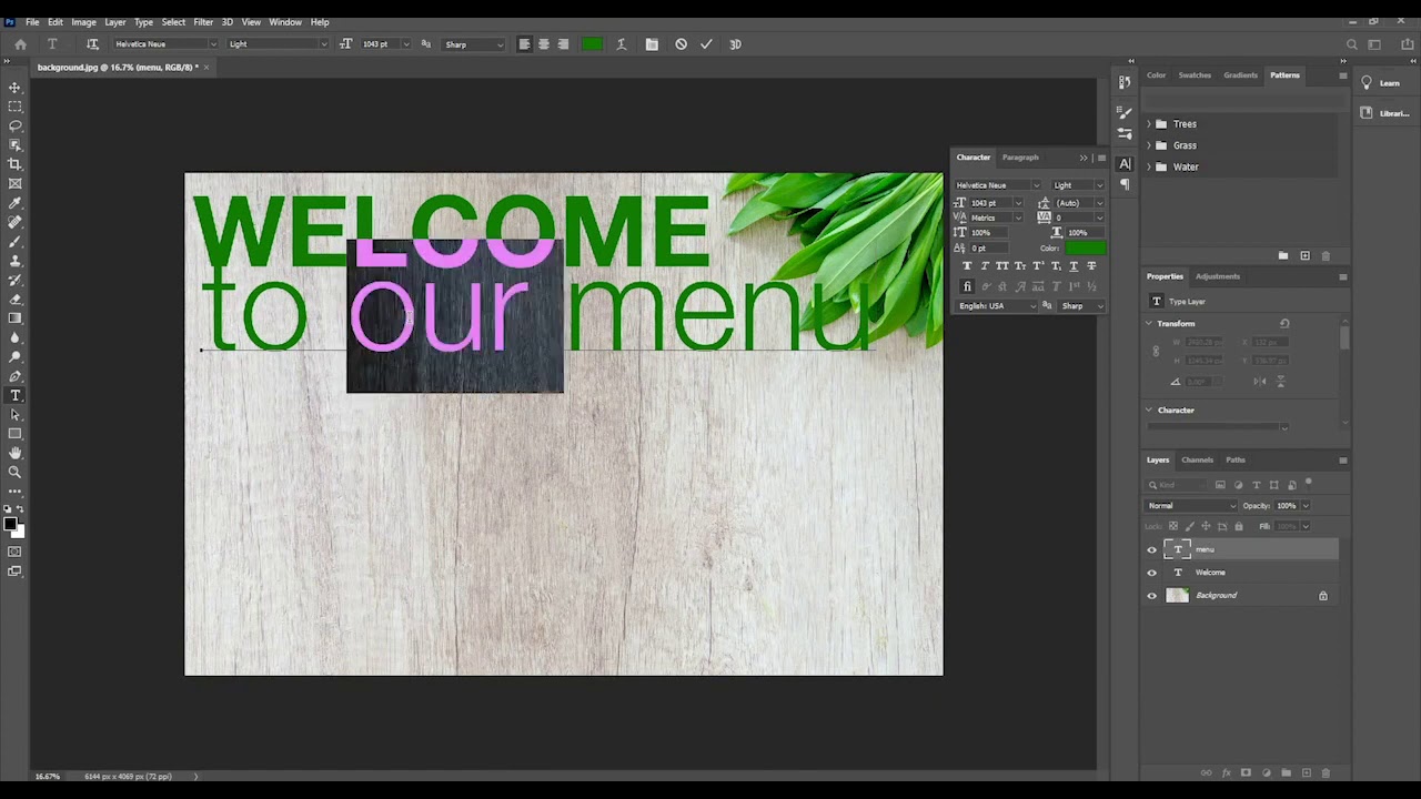 Beginner Photoshop Tutorial : Using Text in Photoshop - YouTube