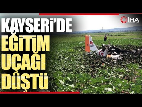 Kayseri'de Eğitim Uçağı Düştü: 2 Pilot Şehit