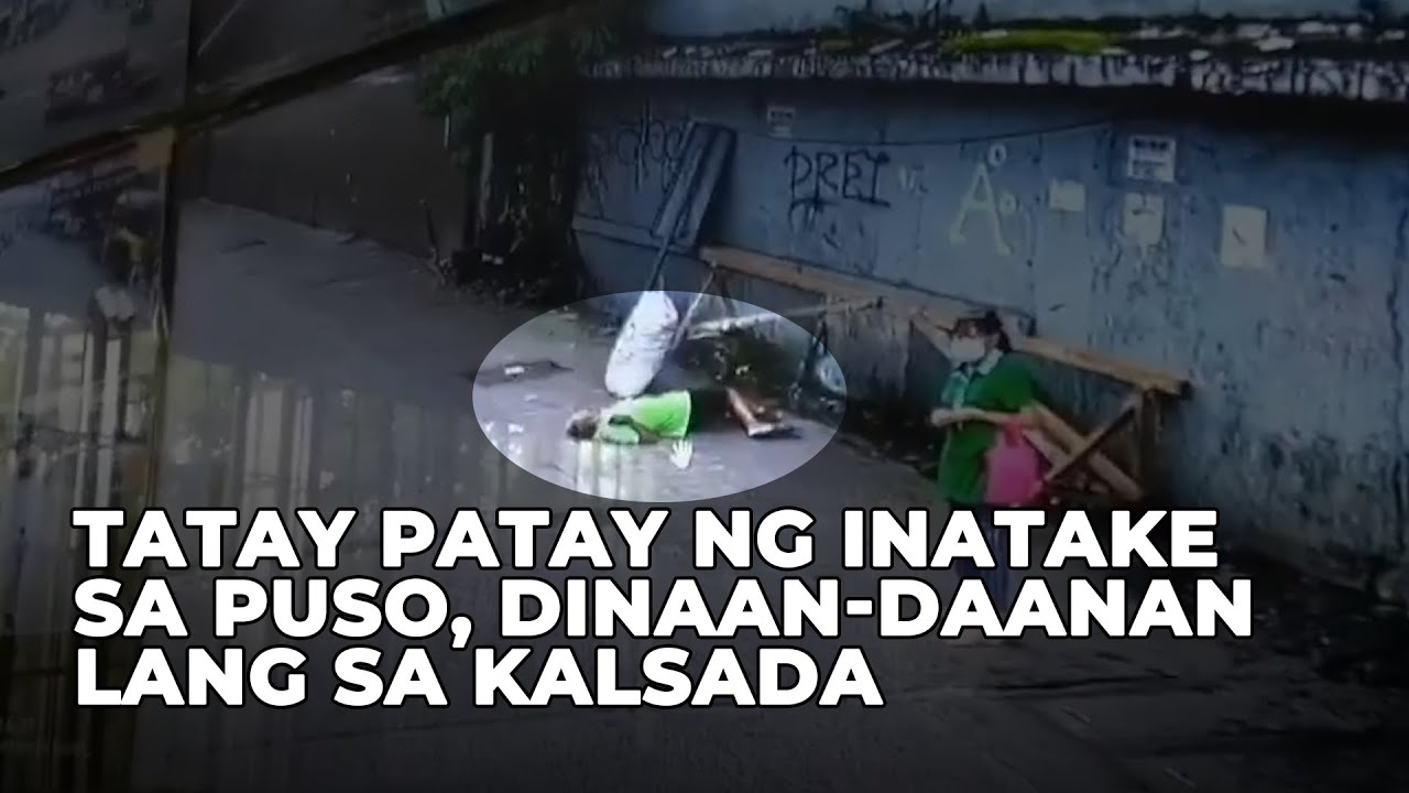 Tatay patay ng inatake sa puso, dinaan daanan lang sa kalsada - YouTube
