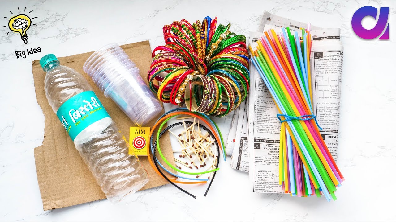 24 Genius crafts idea to make in 5 minutes | Best out of waste ...