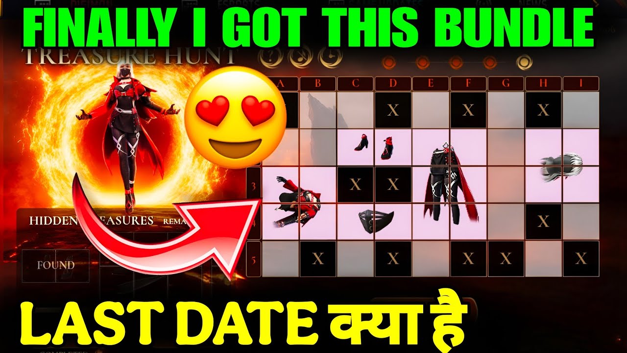 FINALLY I GOT TREASURE HUNT BUNDLE || TREASURE HUNT EVENT COMPLETE ...