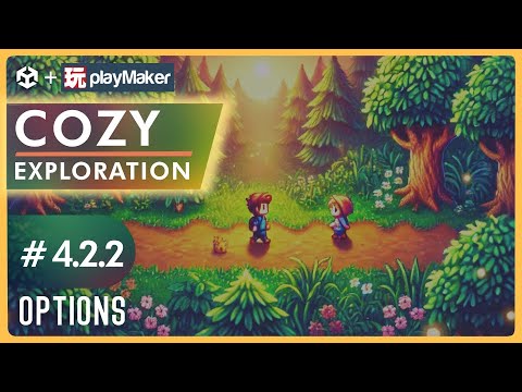 Cozy Exploration Game with Unity & Playmaker - Pt 4.2.2 - Options UI ...