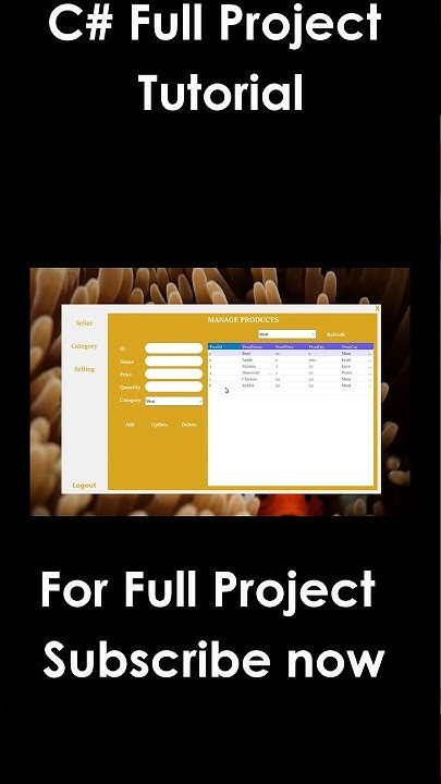 C# Full Project Tutorial-Minimarket Management System-With source code and sql sever (for ...