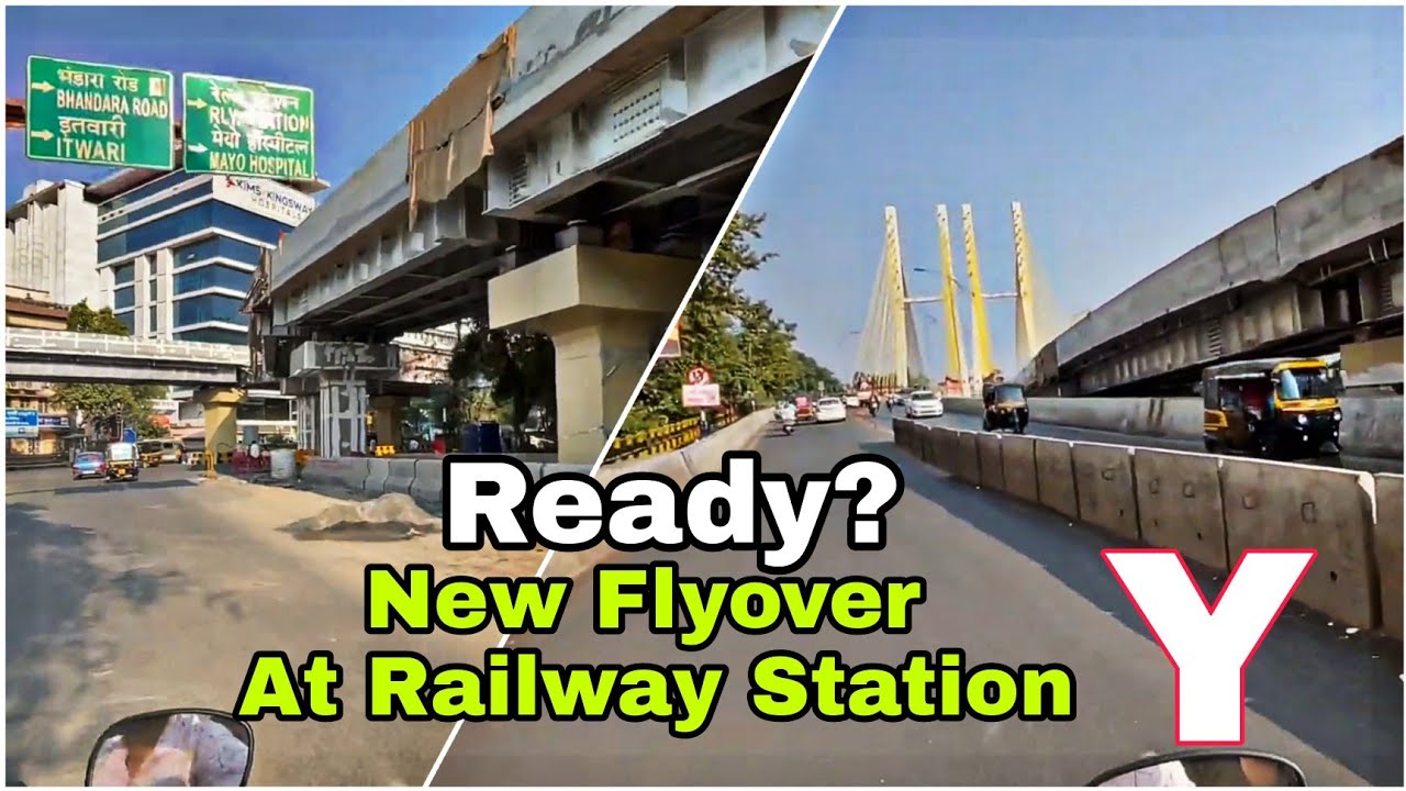 Y SHAPE NEW FLYOVER NEAR RAILWAY STATION || LIC chowk to Railway ...