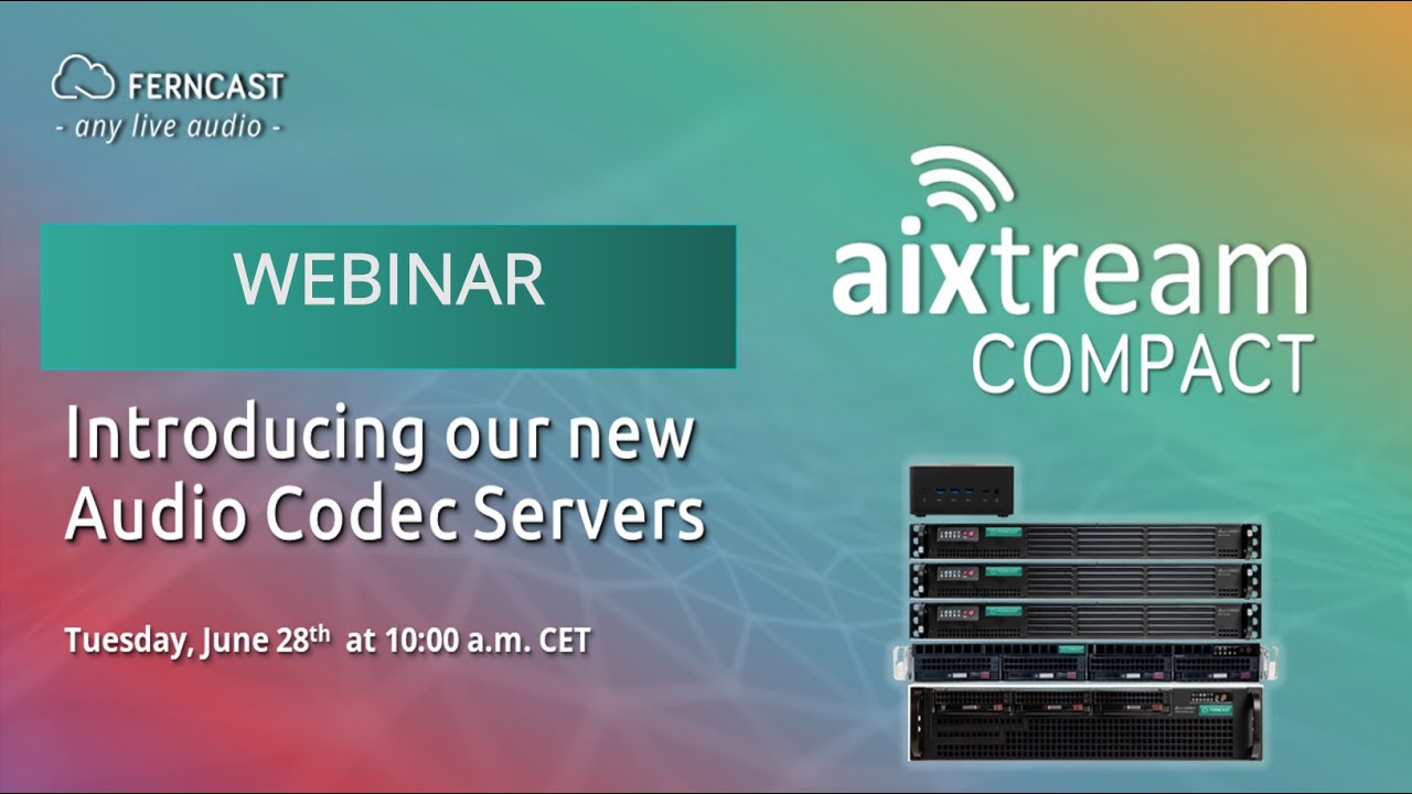 Introducing our new Audio Codec Servers — Ferncast Webinar Replay - YouTube
