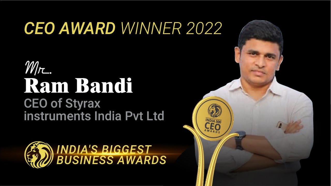 Mr. Ram Bandi - Winner of India 500 CEO Awards 2022. - YouTube