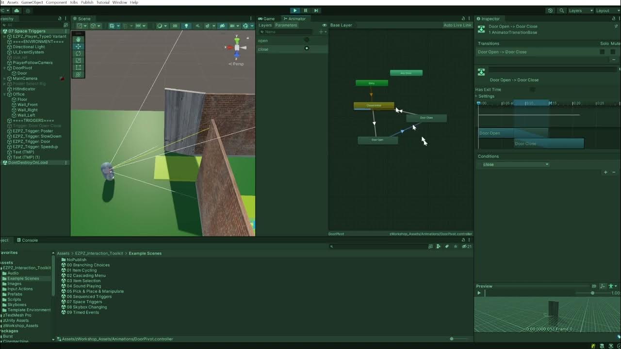 Animating Doors and Bridges in Unity3D - YouTube
