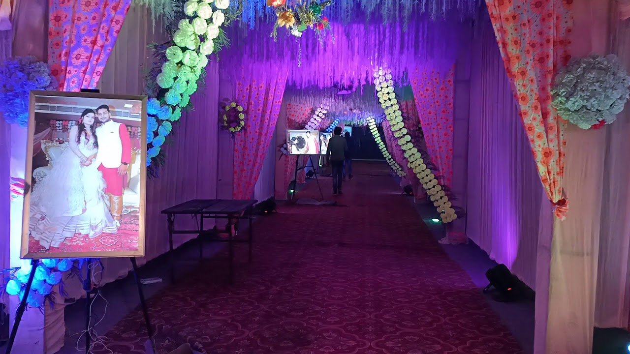 led frem in gallery of wedding - YouTube