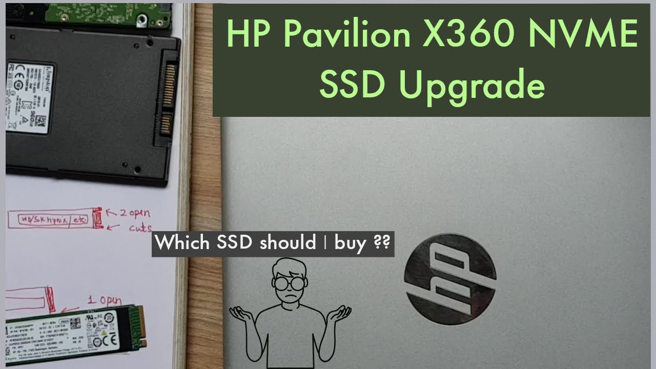 HP Pavilion Laptop SSD Upgrade - YouTube
