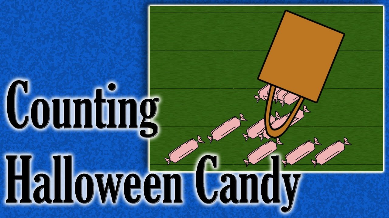 Counting Halloween Candy | learning video for children - YouTube