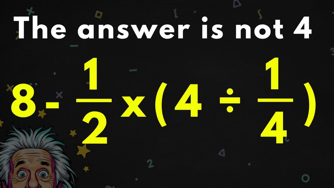 🤔 Dividing Fractions Changes Everything in This Tricky PEMDAS Problem ...