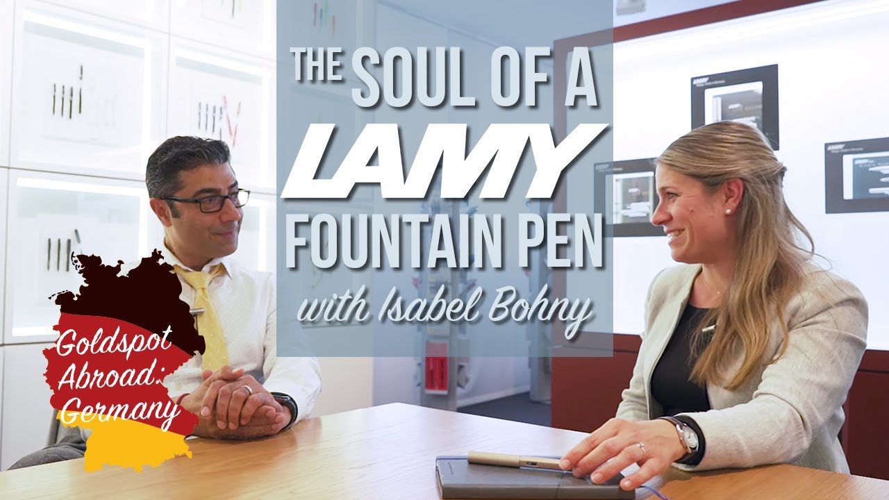 The Soul of a Lamy Fountain Pen - Interview at Lamy HQ - YouTube