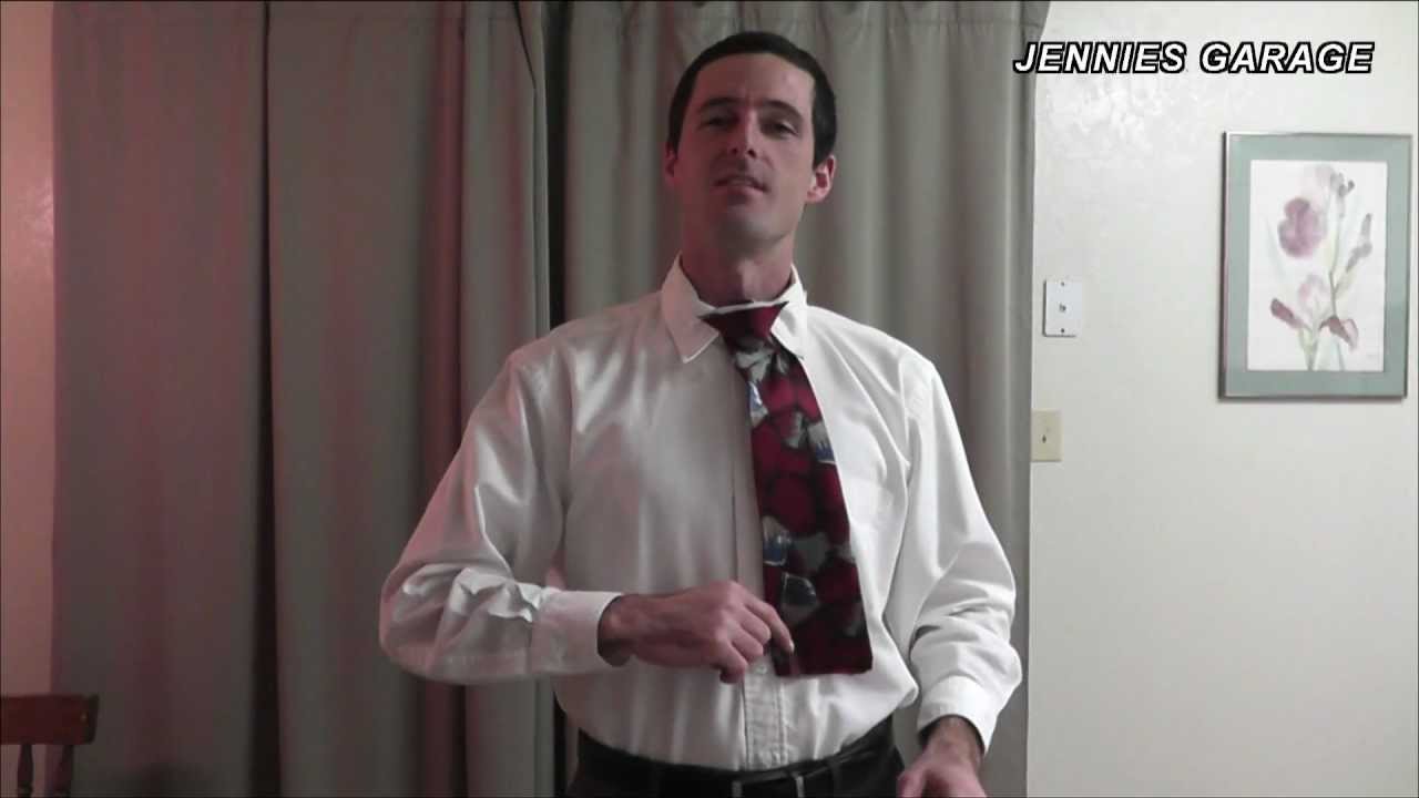 How To Tie A Tie With Tape & Scissors - The Easy Way!! - YouTube