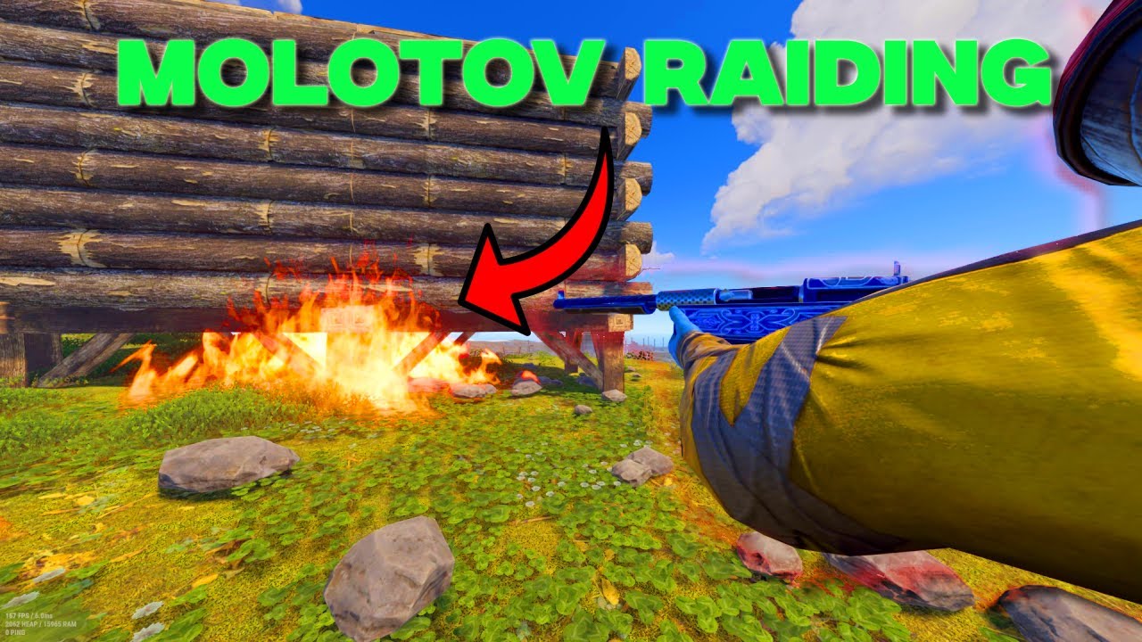 Molotov Raiding Is Crazy - Rust - YouTube
