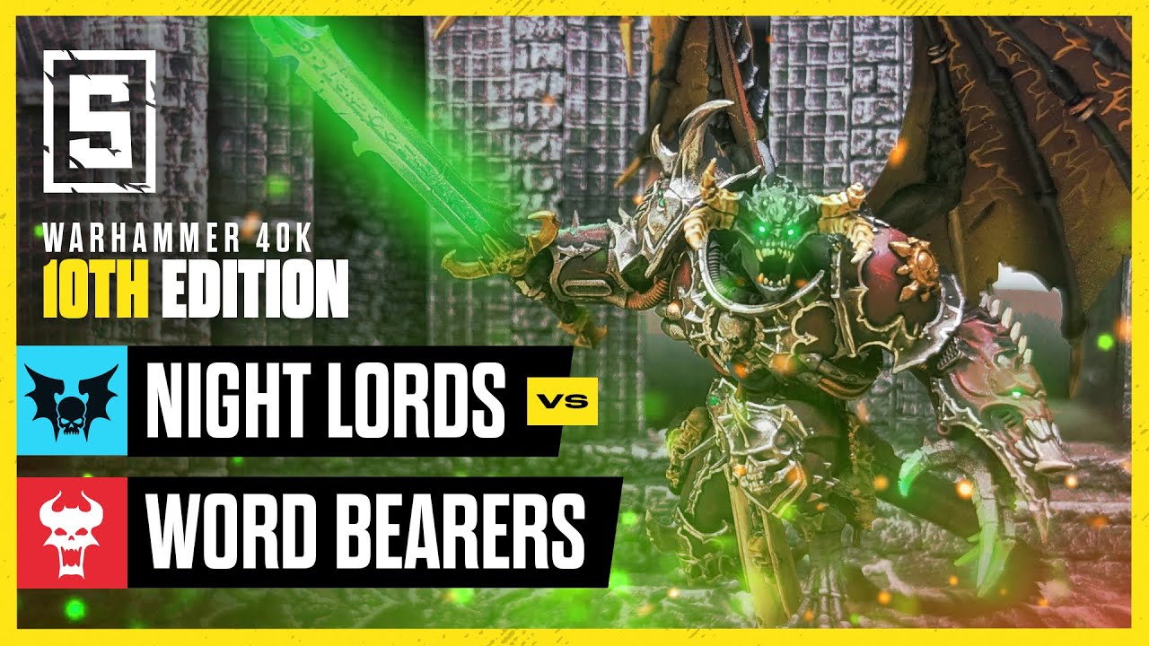 *NEW CODEX* Chaos Space Marines Mirror Match | Warhammer 40k Battle ...