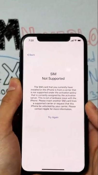 Fix iPhone SIM Not Supported with this easy trick! Unlock any iPhone from Carrier for free ...