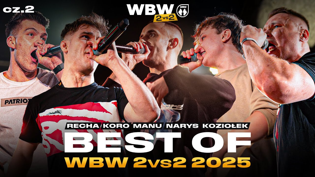 BEST OF WBW 2vs2 2025 CZ.2 🎤 NAJLEPSZE WEJŚCIA, PUNCHE, RIPOSTY 🎤 KORO ...