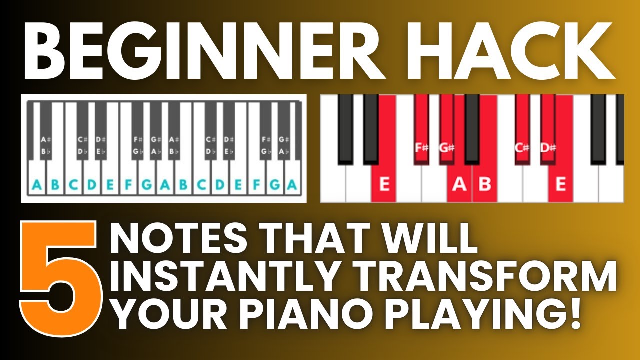 🔥 5 Simple Piano Notes That Will CHANGE How You Play Forever! - YouTube