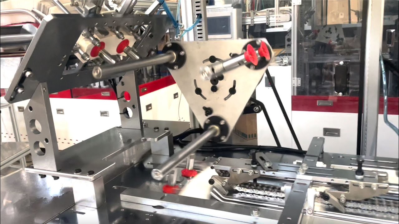 Double wall ripple wall paper cup making machine with rotary feeding ...