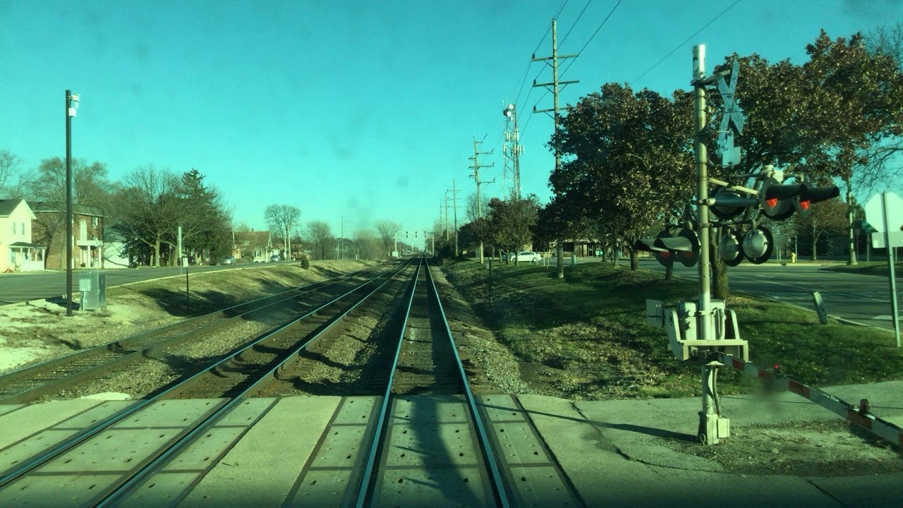 Metra BNSF Racetrack Cab Ride Aurora To Chicago Part 3 - YouTube