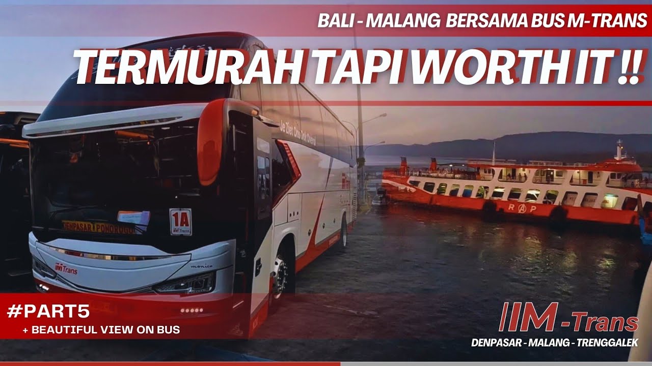 NAIK BUS MURAH BANGKU PALING WORTH IT SNACK MELIMPAH DI RUTE MALANG ...