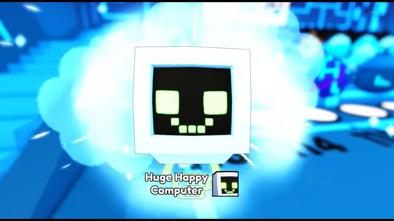 Hatching The Huge HAPPY Computer! Pet Simulator 99.. - YouTube