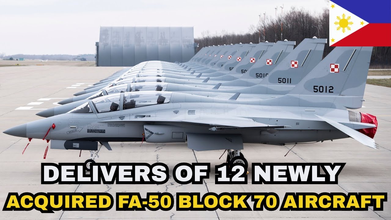 Delivers of 12 Newly Acquired FA-50 Block 70 Aircraft to The ...
