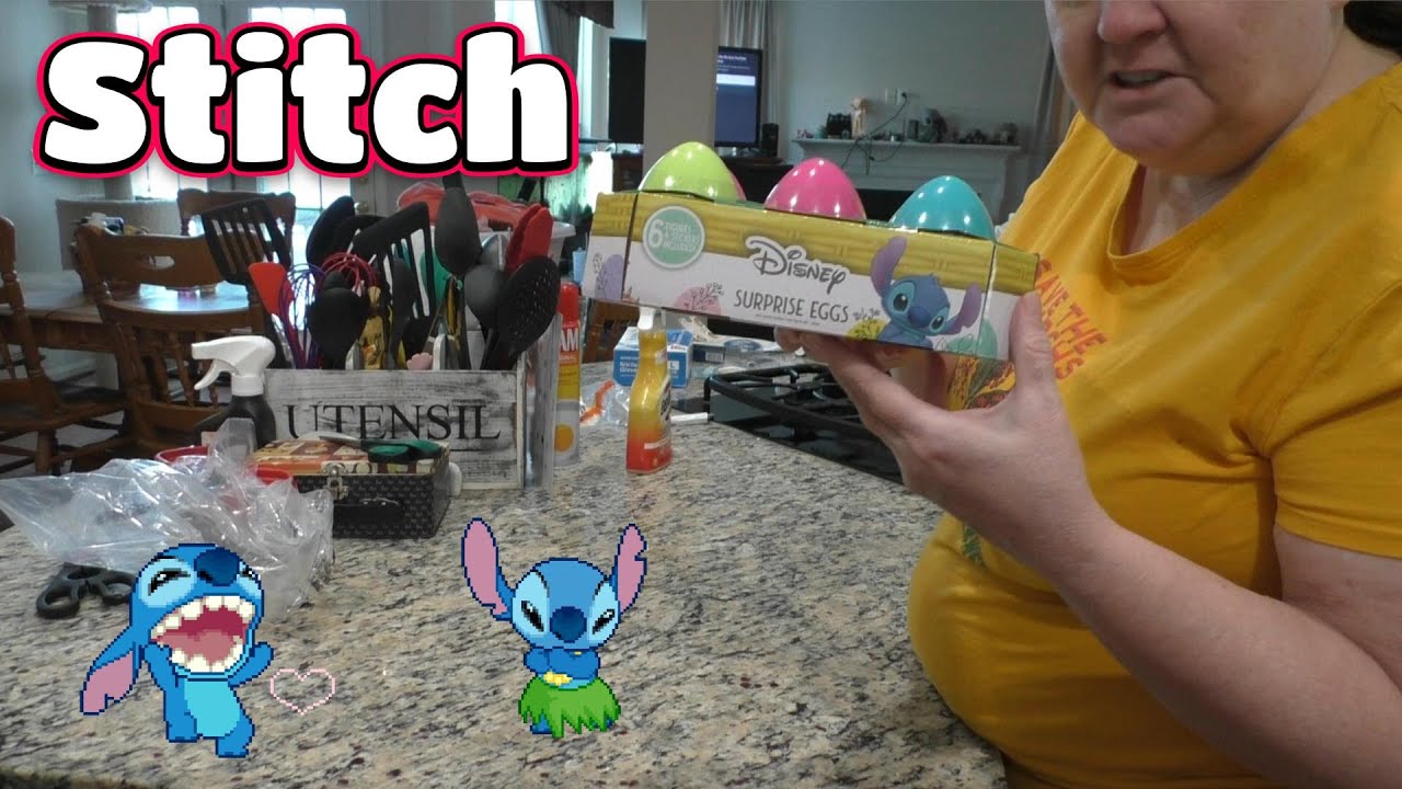 Disney Easter Stitch Surprise Eggs! 🐾 - YouTube