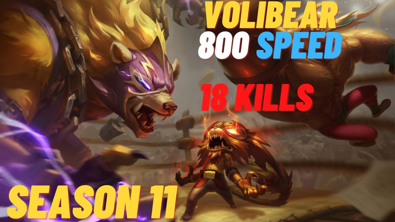 Volibear jungle Season 11 league of legends gameplay - YouTube