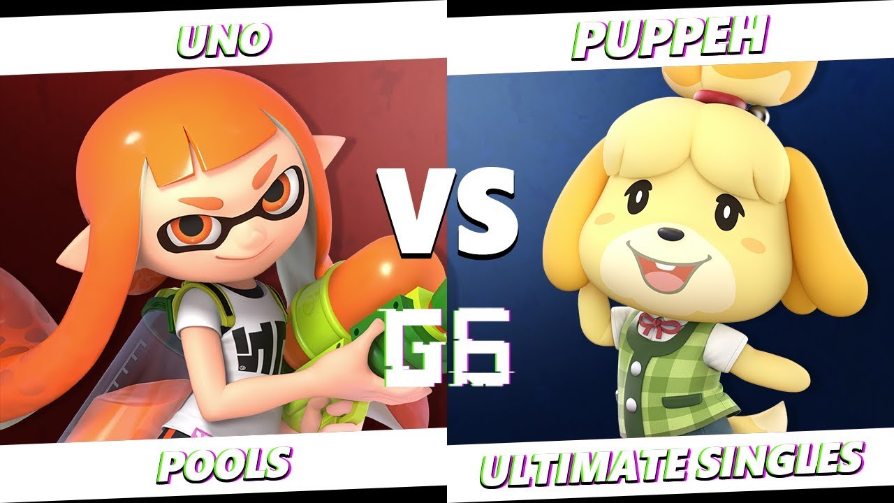 Glitch 6 SSBU - Uno (Inkling) VS Puppeh (Isabelle) Smash Ultimate Pools ...