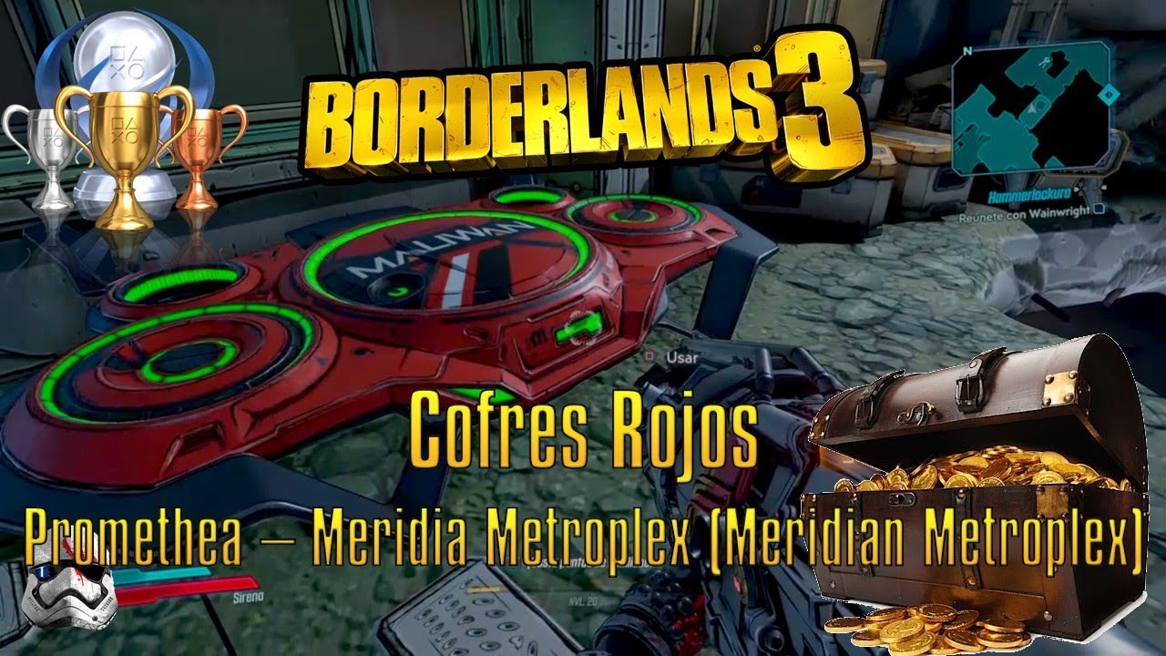 Borderlands 3 - Cofres Rojos [Promethea-Meridia Metroplex (Meridian ...