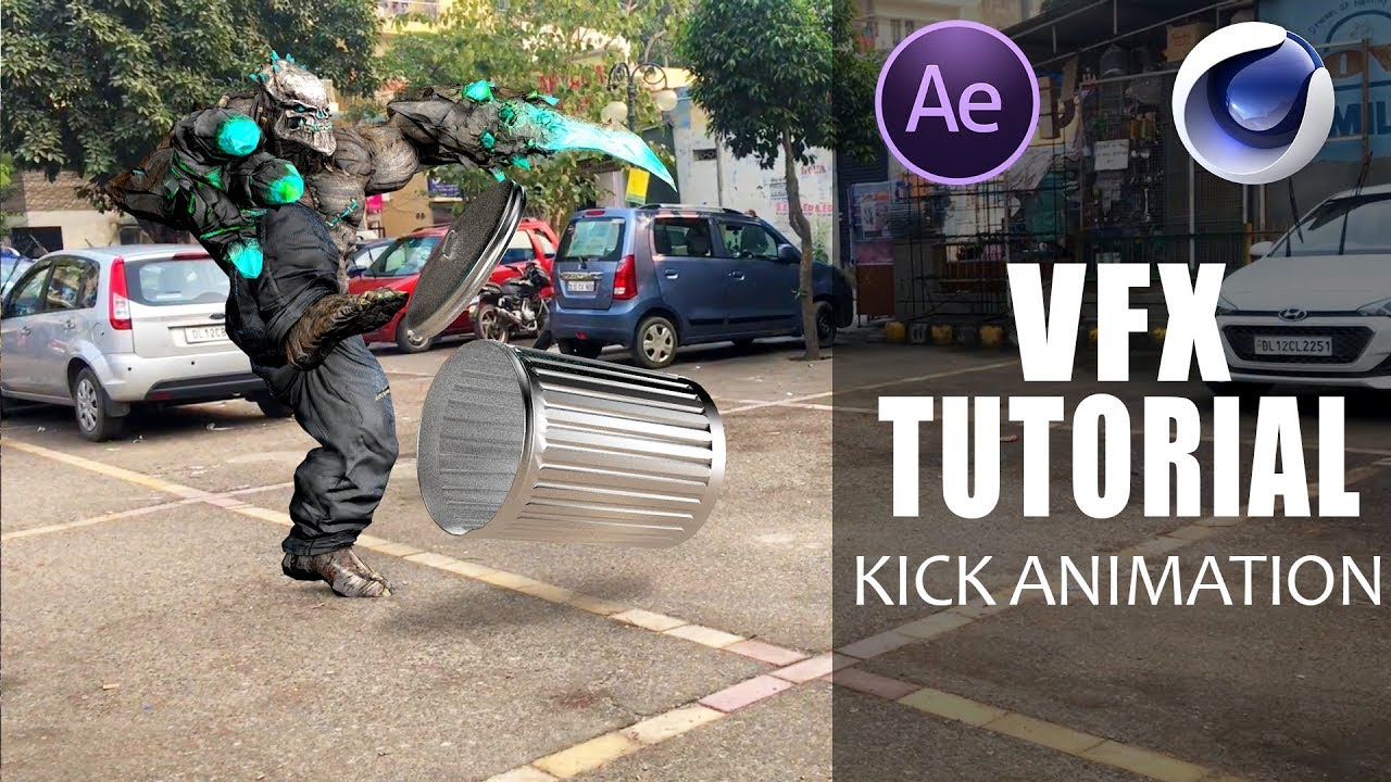 VFX Tutorial Live Footage After Effects and Cinema 4D - YouTube