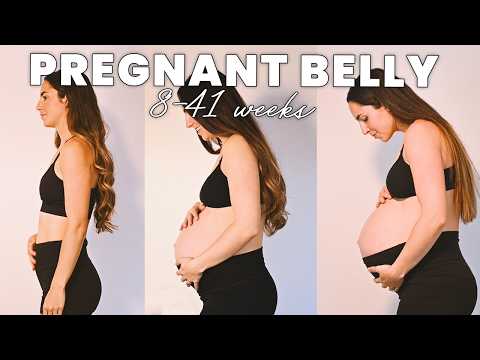 PREGNANCY TRANSFORMATION WEEK BY WEEK | 8-41 Weeks | Second Pregnancy
