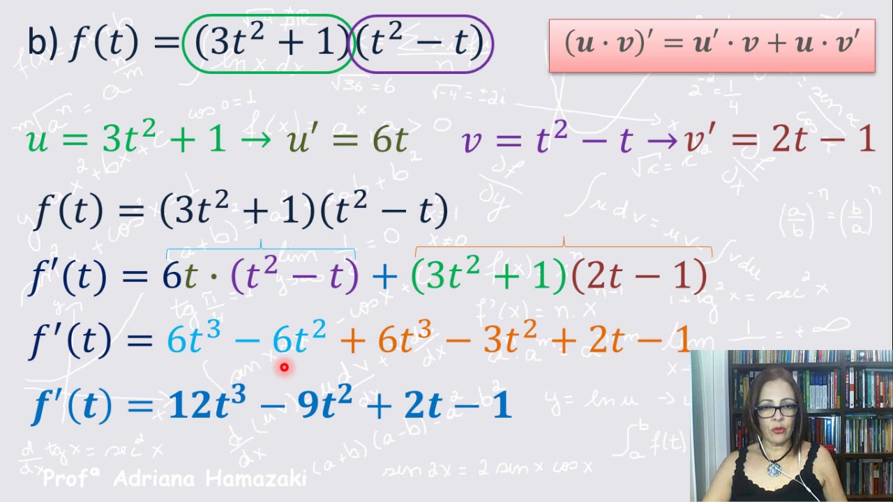 DERIVADAS - REGRA DO PRODUTO - YouTube