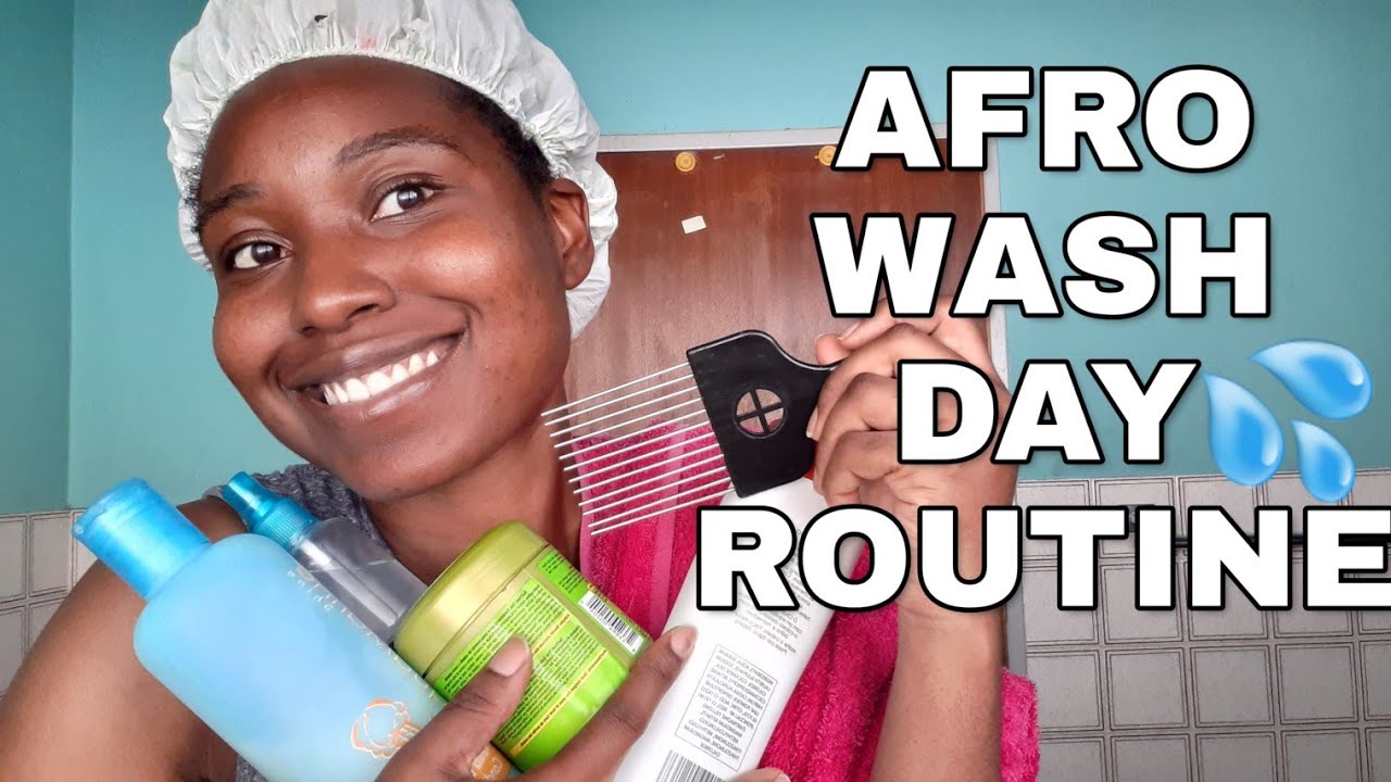 4c Natural Hair Routine Wash Day Pt1 South African Youtuber Youtube
