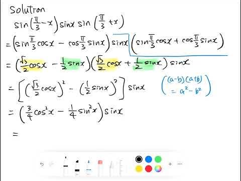 More example of trigonometry using Triple angle formula - YouTube